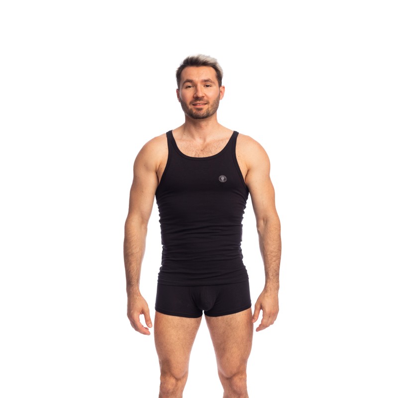 Soft Touch Classic - The Invisible Man Black Tank Top - L'Homme Inv...