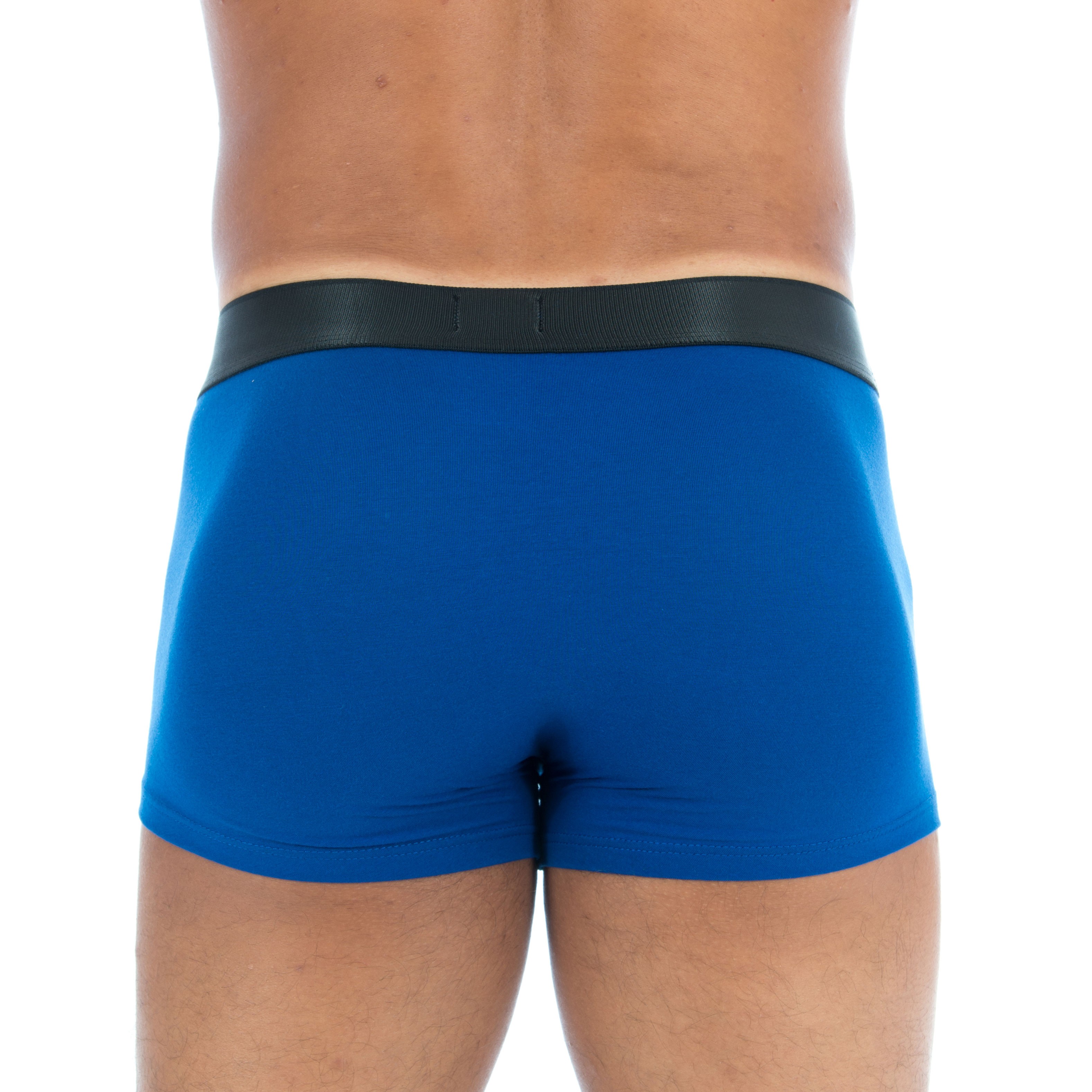 Boxer coton stretch bleu - Replay : vente shorty boxers homme Repla...