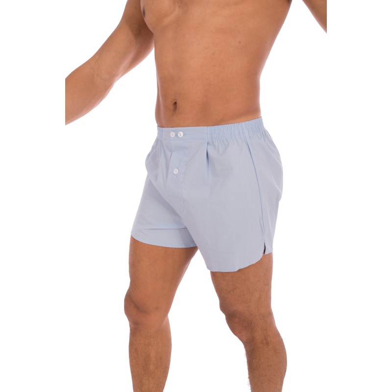 Blue Popeline floating shorts - Eminence : sale of Underpants for m...