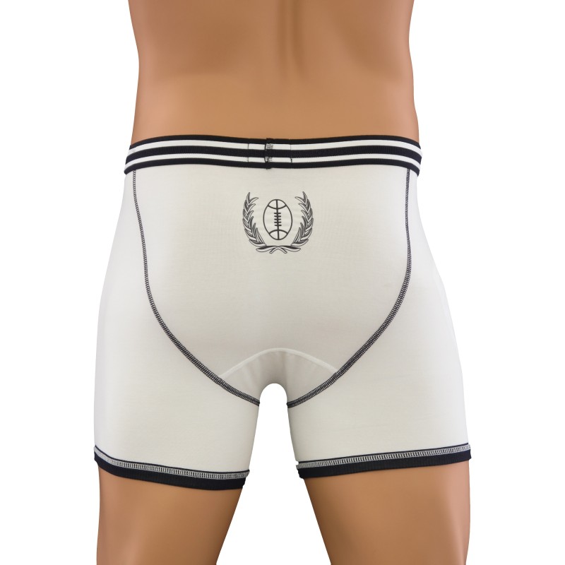 Go Boxer blanc - HOM : vente shorty boxers homme HOM sur Homéose