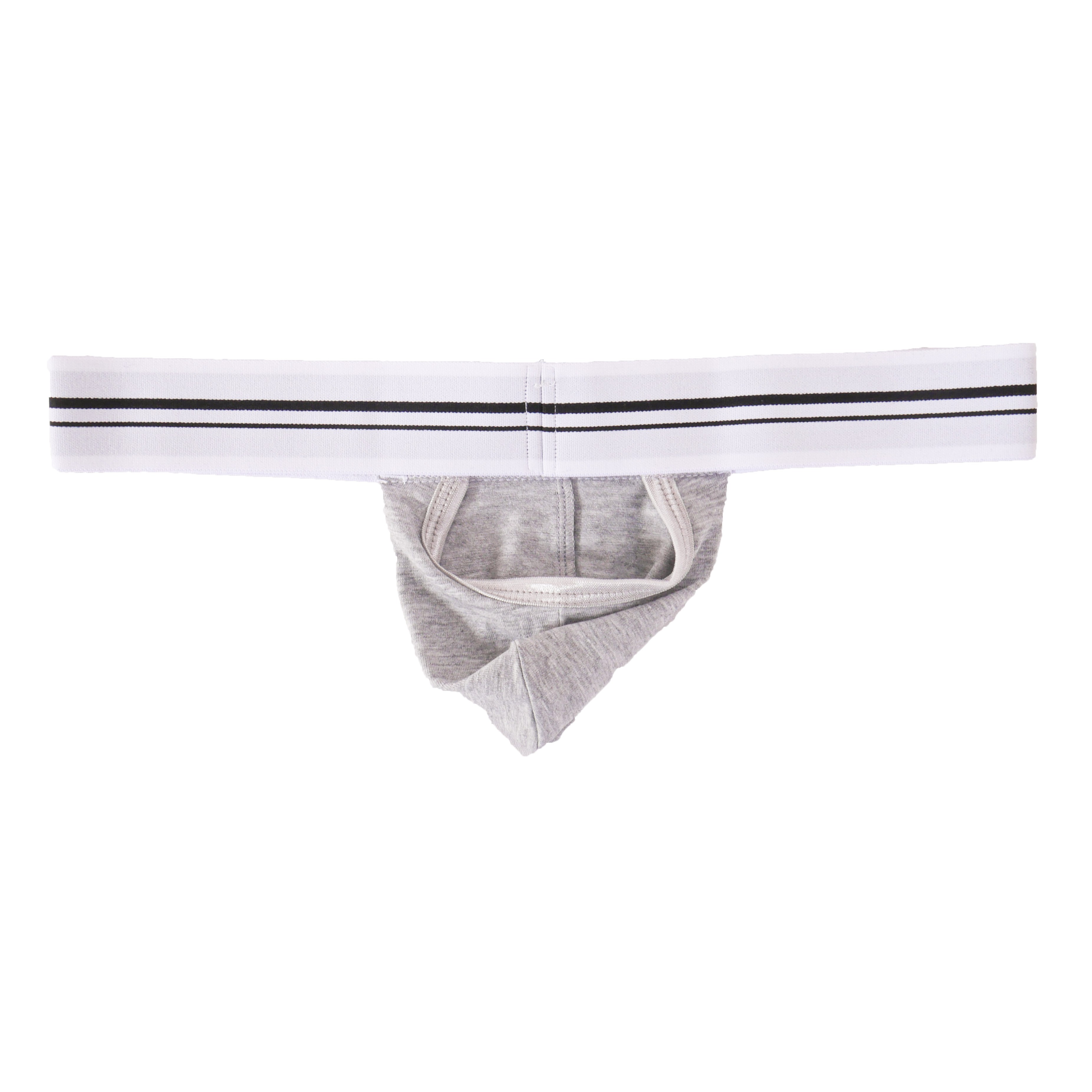 String sans ficelle French - gris - TOF Paris : vente strings homme...