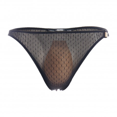 Thong plumetti - negro - ES collection : venta de Ropa Interior par...