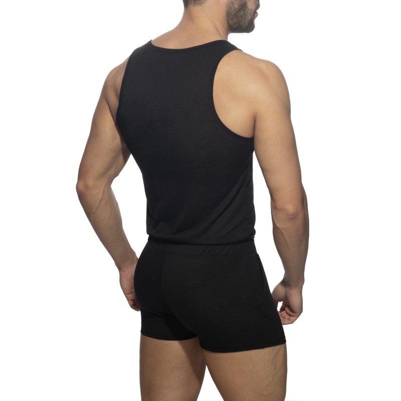Salopette AD flame - noir - ADDICTED : vente body pour homme ADDICTED